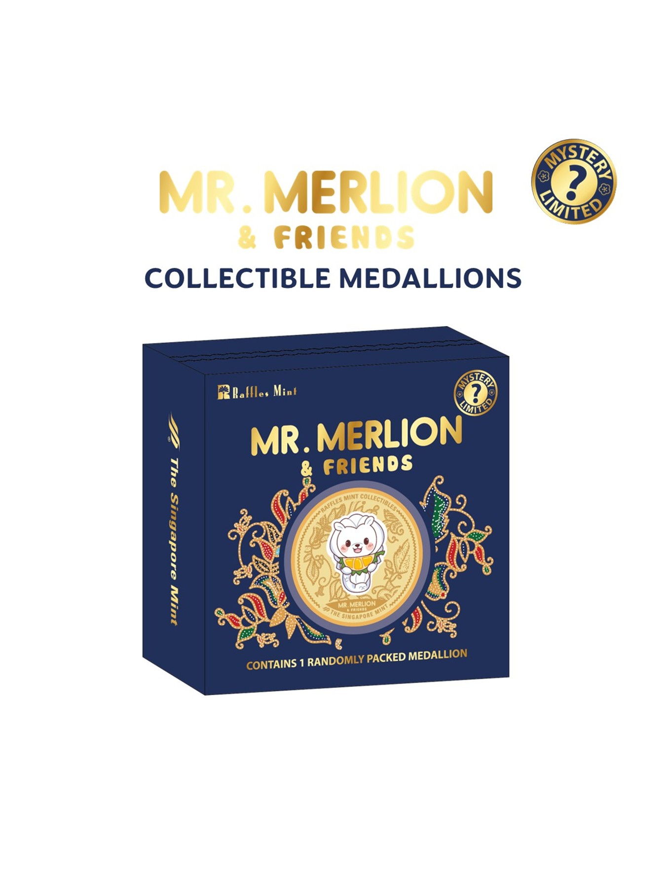 S'pore Mint launches Merlion blind box, heritage medallions as part of ...